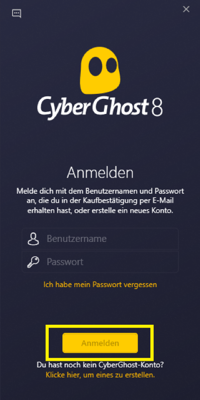 Herunterladen und Installieren von CyberGhost Security Suite unter ...